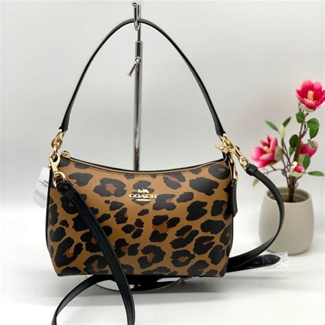 Coach Bags Coach Shoulder Bag With Leopard Print Poshmark