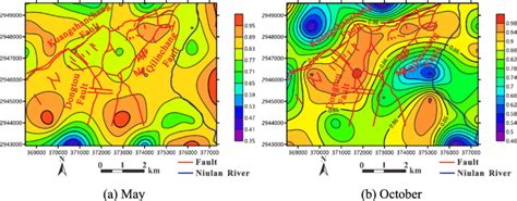 Fractal Dimension Ratio Contour Maps Of Ne Strike Lineaments Level 3