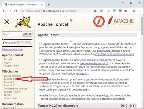 Téléchargement Et Installation De Tomcat Apcpedagogie