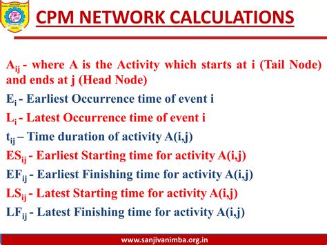 49 Cpm Network Calculations Pdf