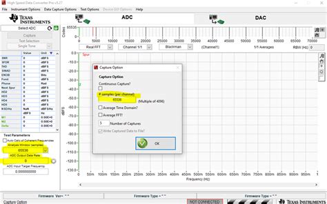 Inquiry About Hsdc Pro Gui Capture Option Data Converters Forum Data Converters Ti E2e