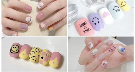 ချစ်ဖို့ကောင်းပြီး ဒီဇိုင်းလည်းဆန်းတဲ့ Smile ပုံလက်သည်းဒီဇိုင်းများ