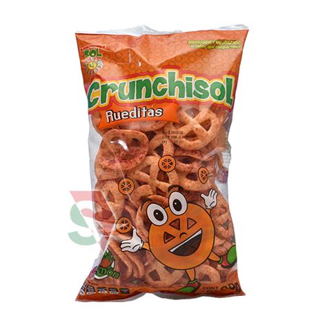 Crunchisol Rueditas Chile 3 Oz Sanvi