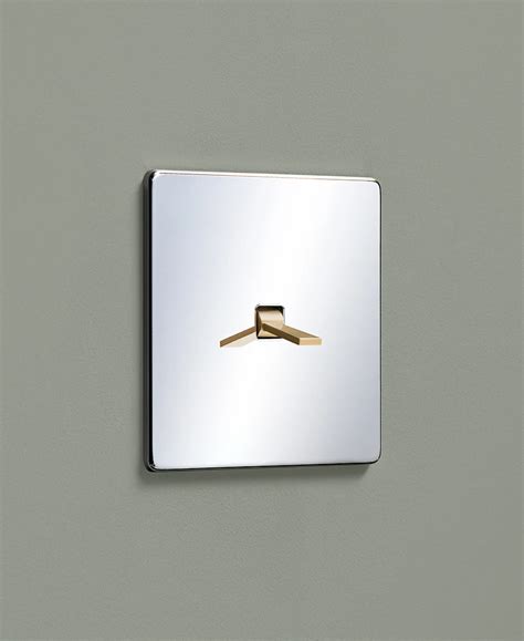 Chrome Single Tapered Toggle Switch Dowsing And Reynolds