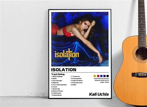 Kali Uchis Isolation Minimalist Album Cover Poster