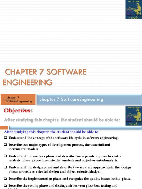 Chapter 7 Software Engineering Pdf Software Development Process