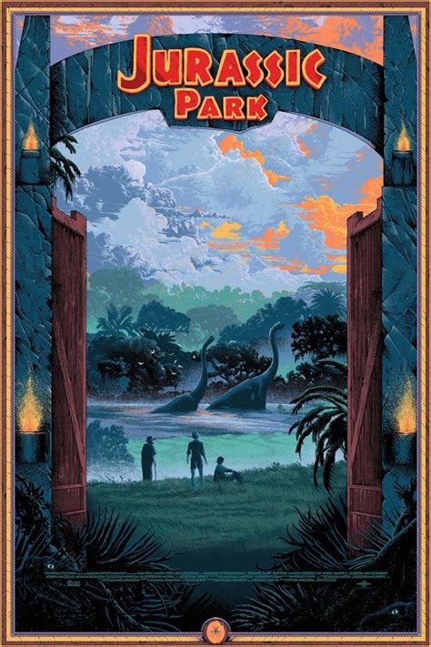 Gorgeous Pair Of Jurassic Park Posters By Kilian Eng Artofit