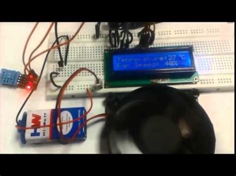 Automatic Temperature Controlled Fan Using Arduino YouTube