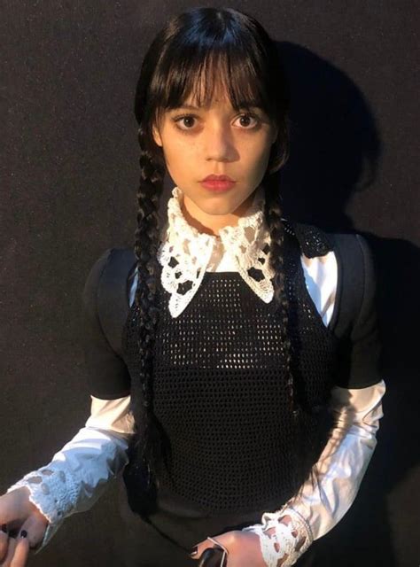 new behind the scenes pic from wednesday r jennaortegalust