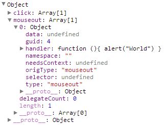 Javascript Can I Find Events Bound On An Element With JQuery Stack Overflow