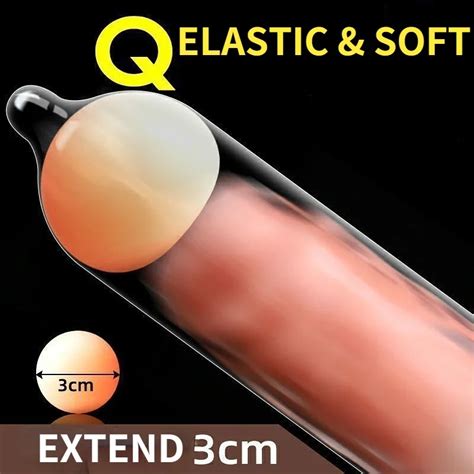 Penis Extending Soft Ball Penis Vibrate Ball Men Penis Extend Toy Sex