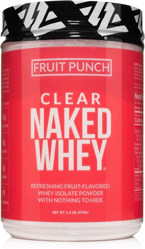 Clear Naked Whey Protein Isolate Fruit Punch India Ubuy