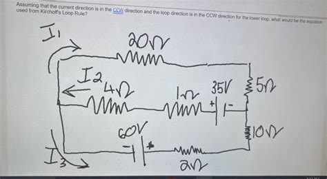 solved assuming that the current direction is in the ccw