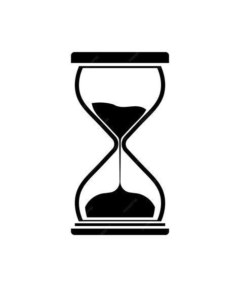 Premium Vector Hourglass Icon Hourglass Timer Sand As Countdown
