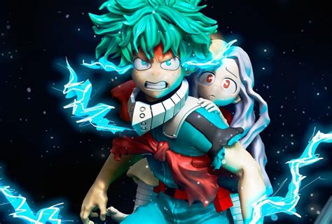 Deku And Eri 3d Model By Navaler