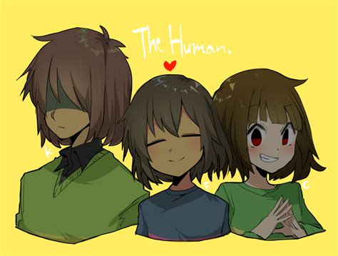 Frisk Chara And Kris Undertale And 1 More Drawn By Komugikobitte