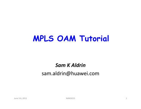Pdf Mpls Oam Tutorial Final Dokumentips