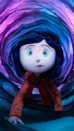 Coraline Crawling Through Tunnel Drawing
