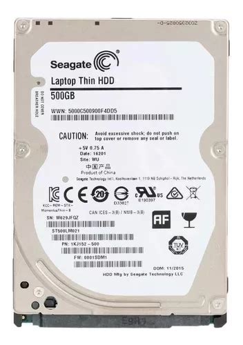 Seagate Laptop Thin HDD ST500LT012 500 GB | MercadoLibre