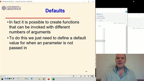 Python 04 8 Functions Defaults And Summary Youtube