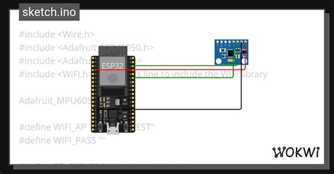Mpu6050 Wokwi Esp32 Stm32 Arduino Simulator