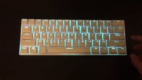 All Royal Kludge RK61 Lighting Modes YouTube