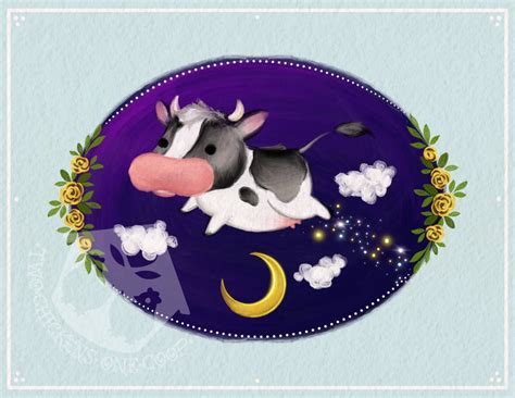 And The Cow Jumped Over The Moon Etsy