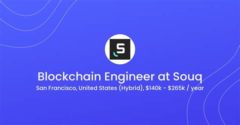 On Linkedin Blockchain Engineer At Souq