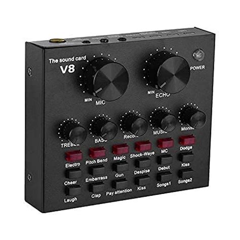 V8 Portable Audio Mixer Interface Bluetooth Sound Card For Live Streaming Daraz Com Np