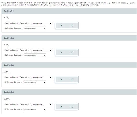 Using The VSEPR Model Predict The Electron StudyX
