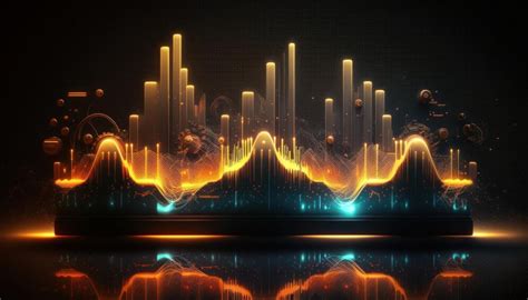 Premium Photo An Abstract Representation Of Sound Waves And Music Frequencies Generative Ai