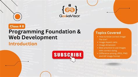 🔴 Programming Foundation And Web Development Class 8 By Geeksvisor Urdu Hindi Youtube