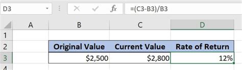 Discover How To Find The Rate Of Return In Excel Excelchat