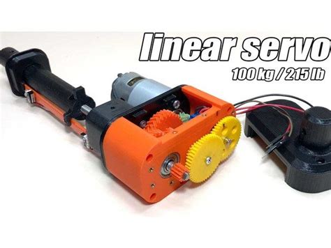 Linear Servo Actuator So Powerful By Retsetman Cnc Software 3d