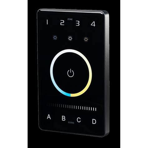 American Lighting CTRLW DMXB TW 4Z DMX Tunable Control Touch Panel Wall Mount Use With DMX