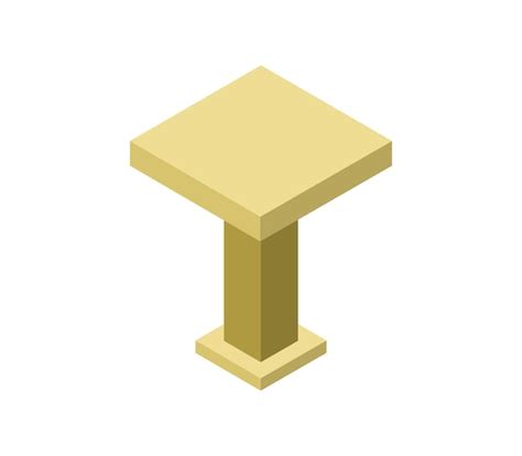 Premium Vector Isometric Table