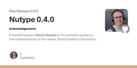 Serhii Potapov On Linkedin Release Nutype 040 · Greyblakenutype