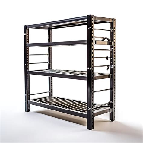Modular Storage Rack System Premium Ai Generated Image