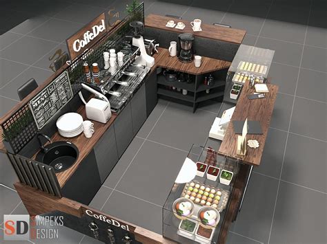 Kyiv Cafe Island In The Mall Simpeks Design In 2025 Coffee Bar