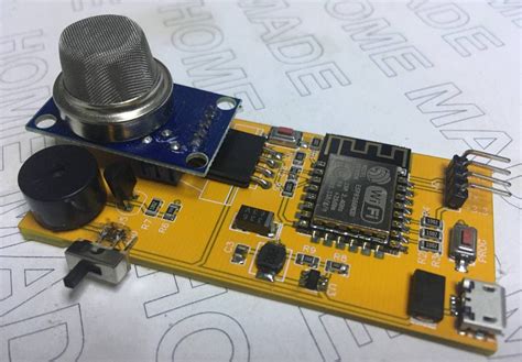 Детектор дыма WiFi Platform for creating and sharing projects OSHWLab