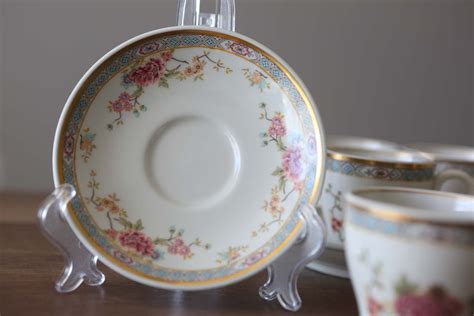 Vintage Mayer China Restaurant Ware Coffee Cups Demitasse Cups Saucers