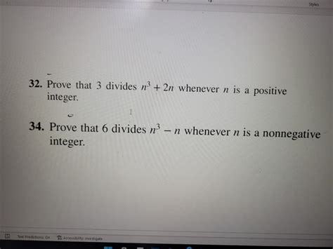 Answered 32 Prove That 3 Divides N 2n Bartleby