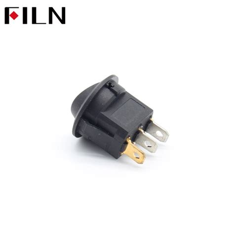 Interruptor Filn Negro 3 Pines 12v Interruptor Interruptor De Buena Calidad