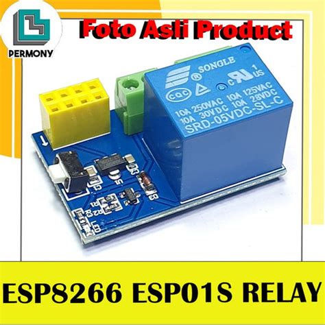 Jual Relay Module For Smart Home Remote Control ESP8266 ESP 01 Jakarta Pusat Permony Store