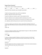 Dosage Calculation Exam Prep Quiz Pdf Dosage Calc Exam Prep Quiz What Are The Six