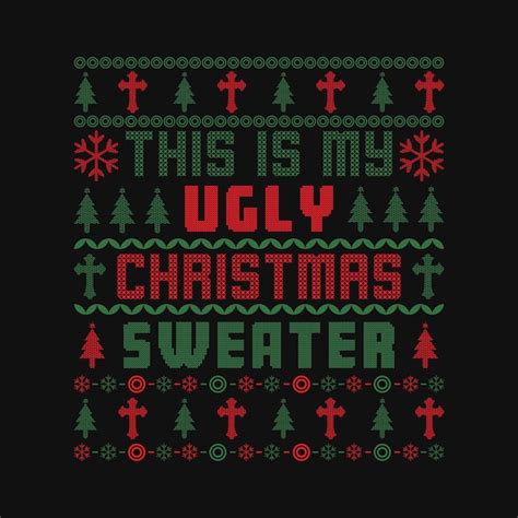 premium vector ugly christmas sweater t shirt designchristmas svg