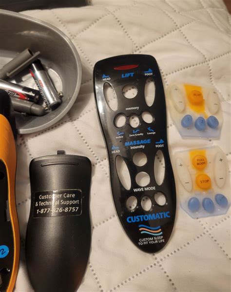 Customatic Bed Frame Remote Button Repair Sealy Rize Trurc N5