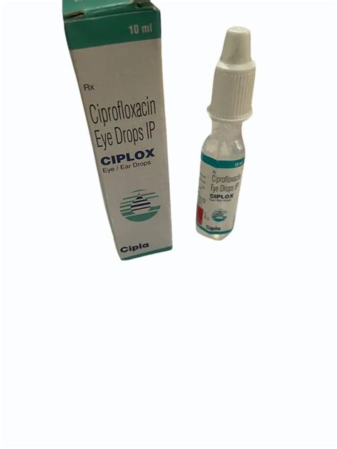 Ciplox Eyeear Drops Ciprofloxacin 03 Wv At Rs 50bottle