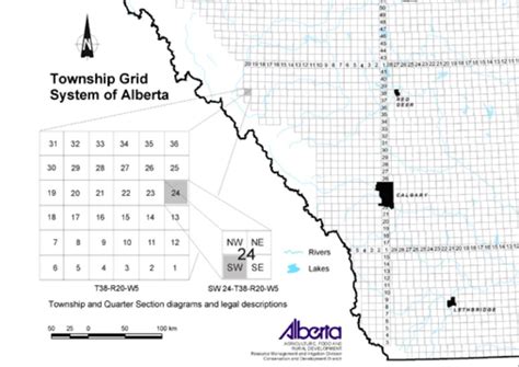 Township Grid System Of Alberta Roger Albert Always A Sociologist Now Living With Myeloma
