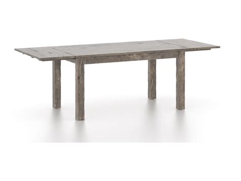 Canadel Rectangular Table Legs Hf With Breadboard Leaf Furniture Dining Room Tables